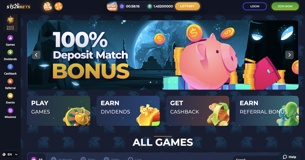 StarBets Casino Review (2024) | Get a 100% Bonus Up to $1,000