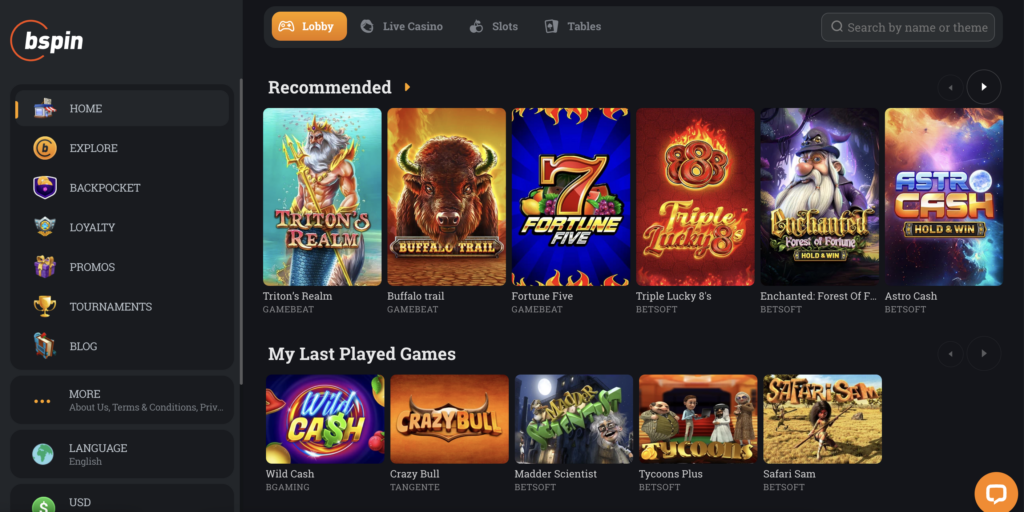 Bspin Casino Review (2024) - 50 No Deposit Spins + 2 BTC Bonus