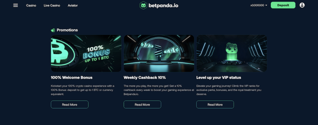 Betpanda.io Casino Review | Get a 100% Bonus Up to 1 BTC